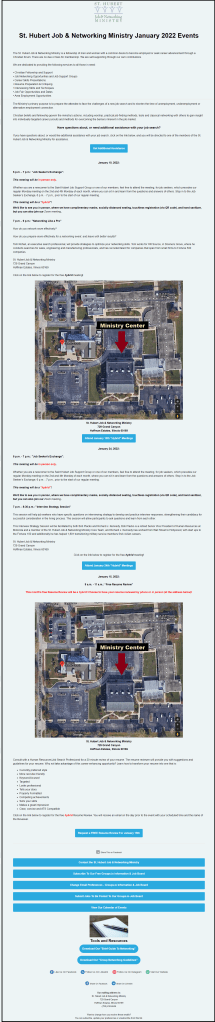 2022 Email Newsletters – Tiffany Rose Creative Media LLC